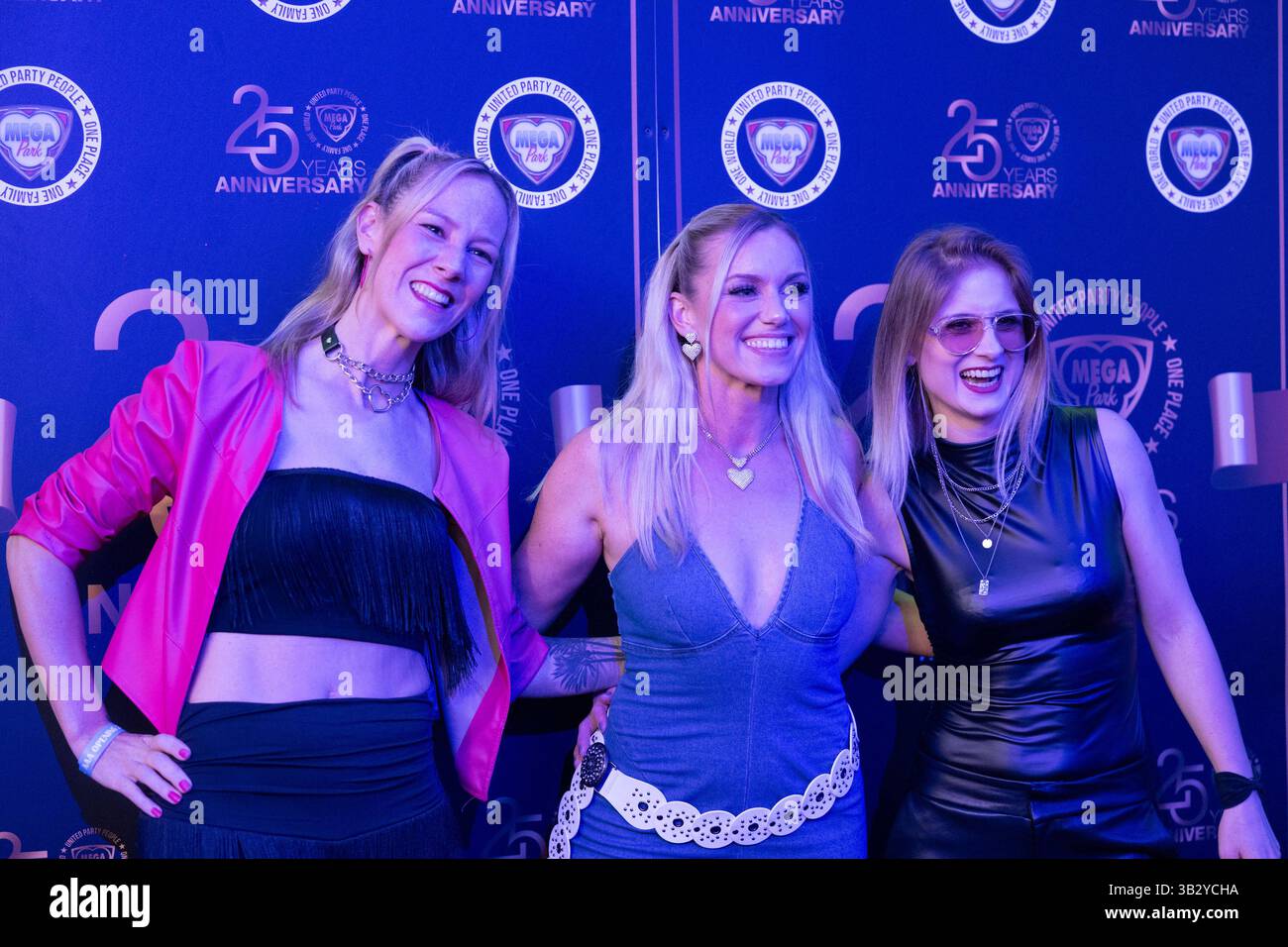20250427 Mega Park Opening PALMA, SPAIN - APRIL 27 2025 : Milla Pink ...