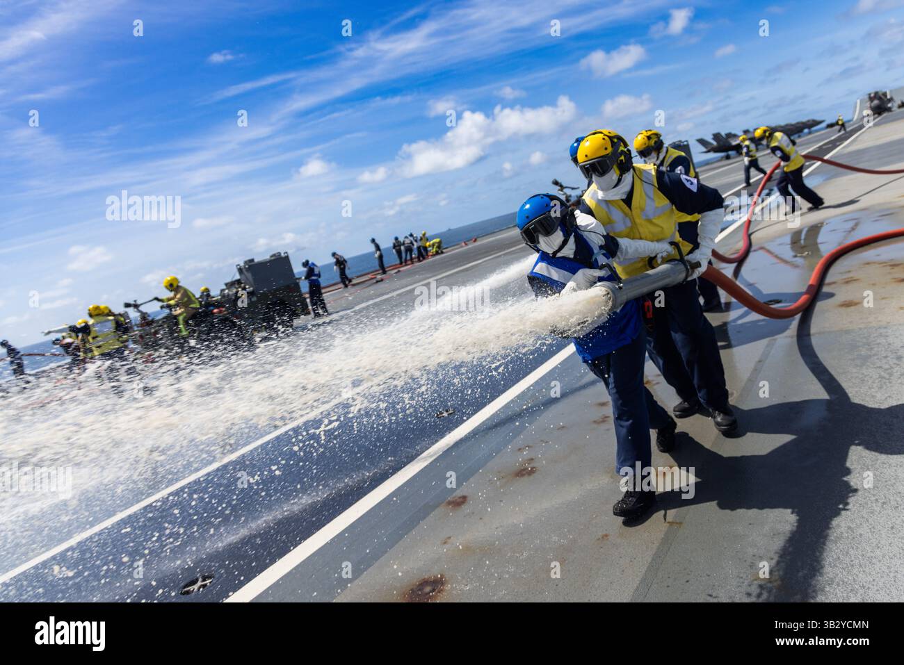 Undated handout photo issued by Minstry Defence of two aircraft ...