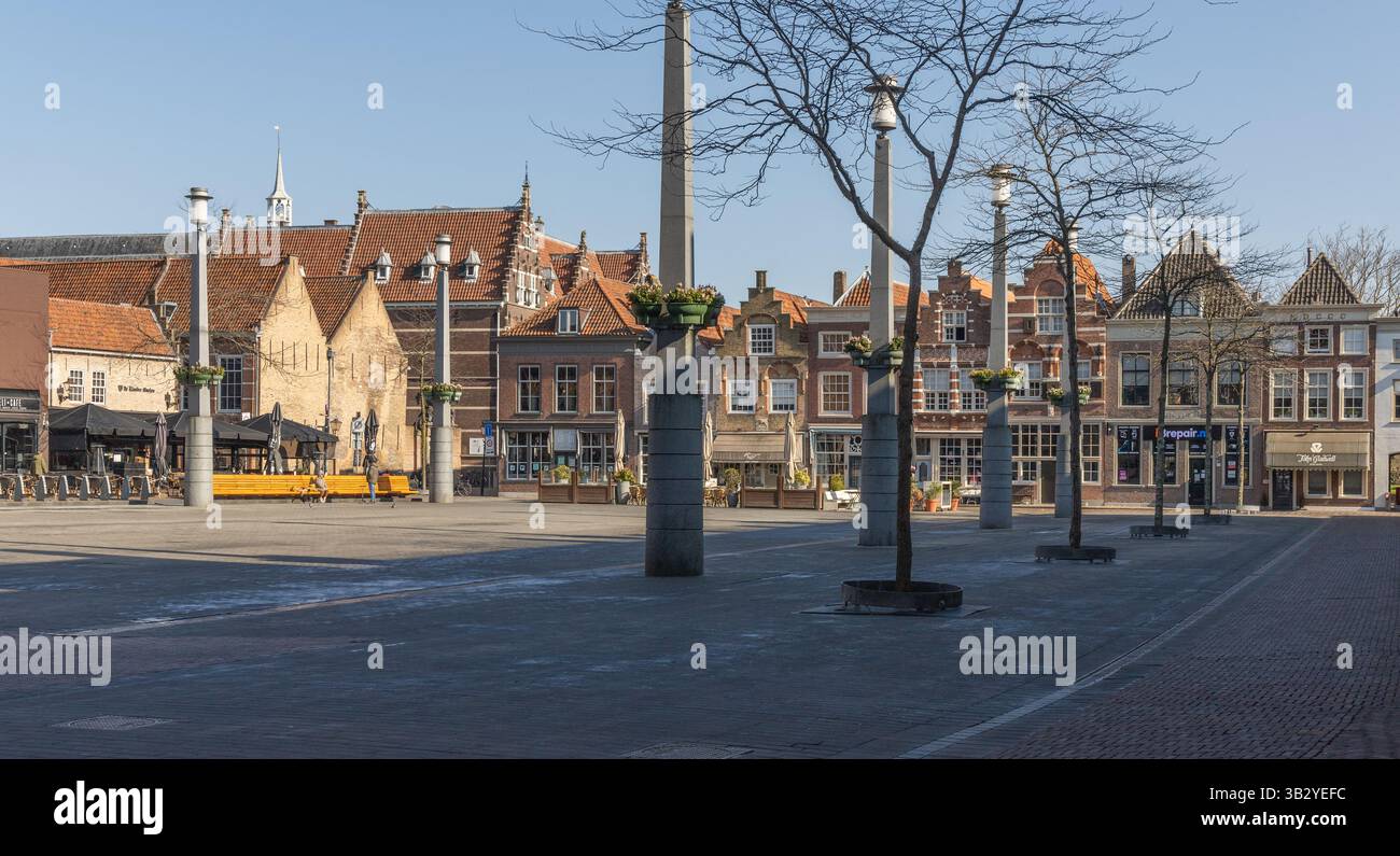 Market square Dordrecht. Dordrecht the Netherlands. 16 March 2025 Stock ...