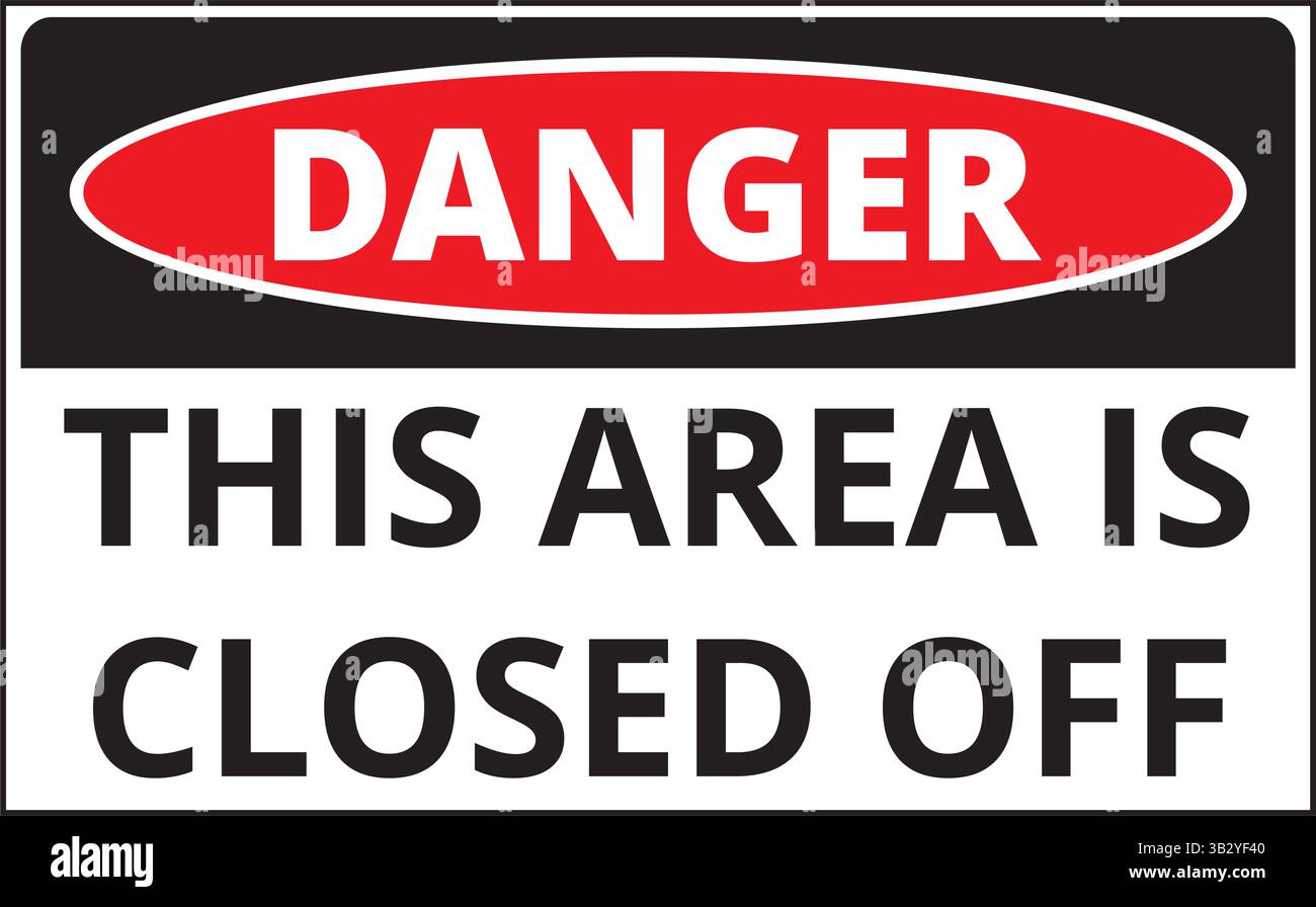 Closed off zone Stock Vector Images - Alamy