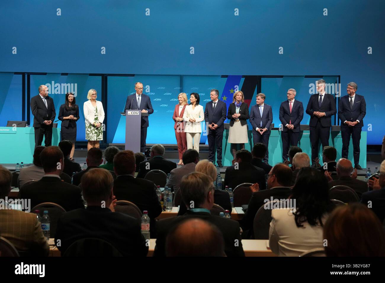 CDU Bundesausschuss 2025 Der designierte Kanzler Friedrich Merz stellt ...