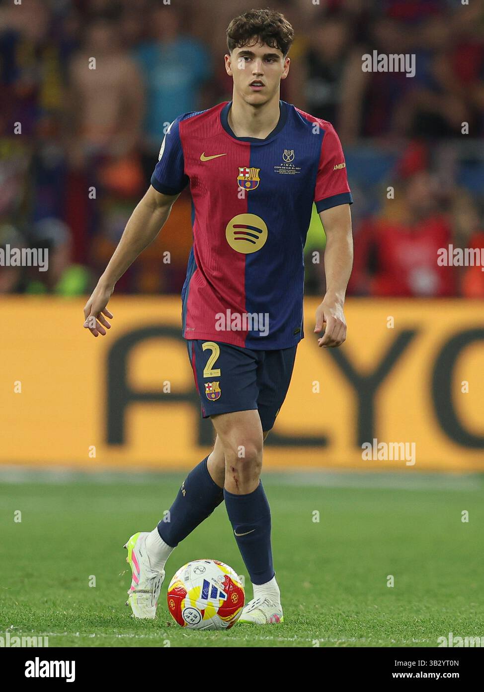Pau Cubarsi of FC Barcelona during the Copa del Rey match, Final ...