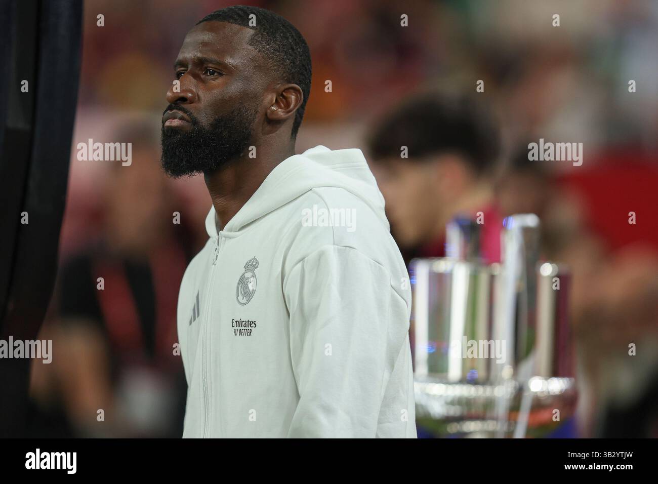 Sevilla, Spain. 27th Apr, 2025. Antonio Rudiger of Real Madrid during ...