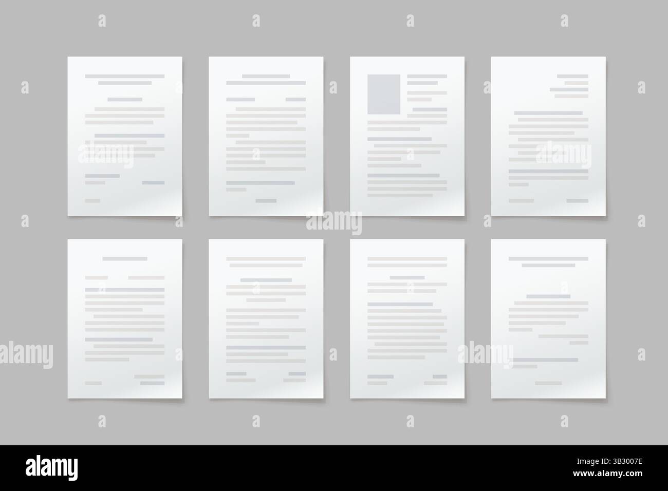 Loan documents finance agreement Stock Vector Images - Alamy