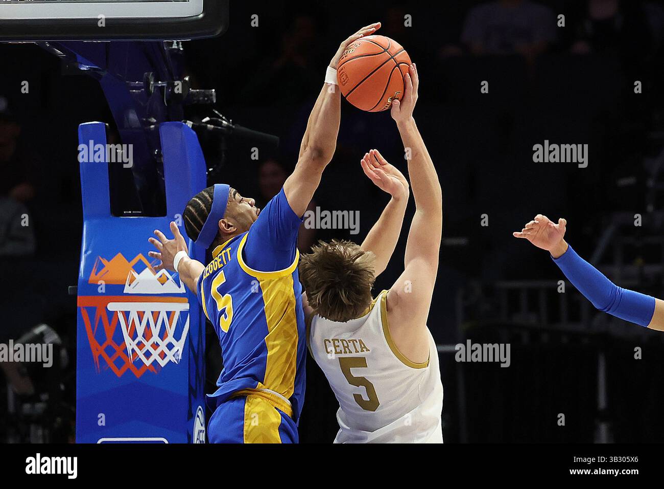 CHARLOTTE, NC - MARCH 11: Pitt Panthers guard Ishmael Leggett (5 ...