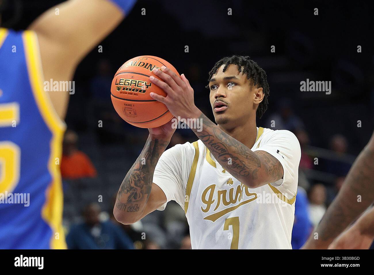 CHARLOTTE, NC - MARCH 11: Notre Dame Fighting Irish forward Tae Davis ...