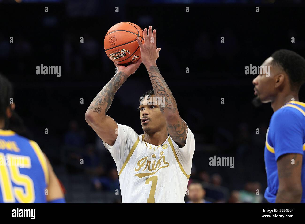 CHARLOTTE, NC - MARCH 11: Notre Dame Fighting Irish forward Tae Davis ...