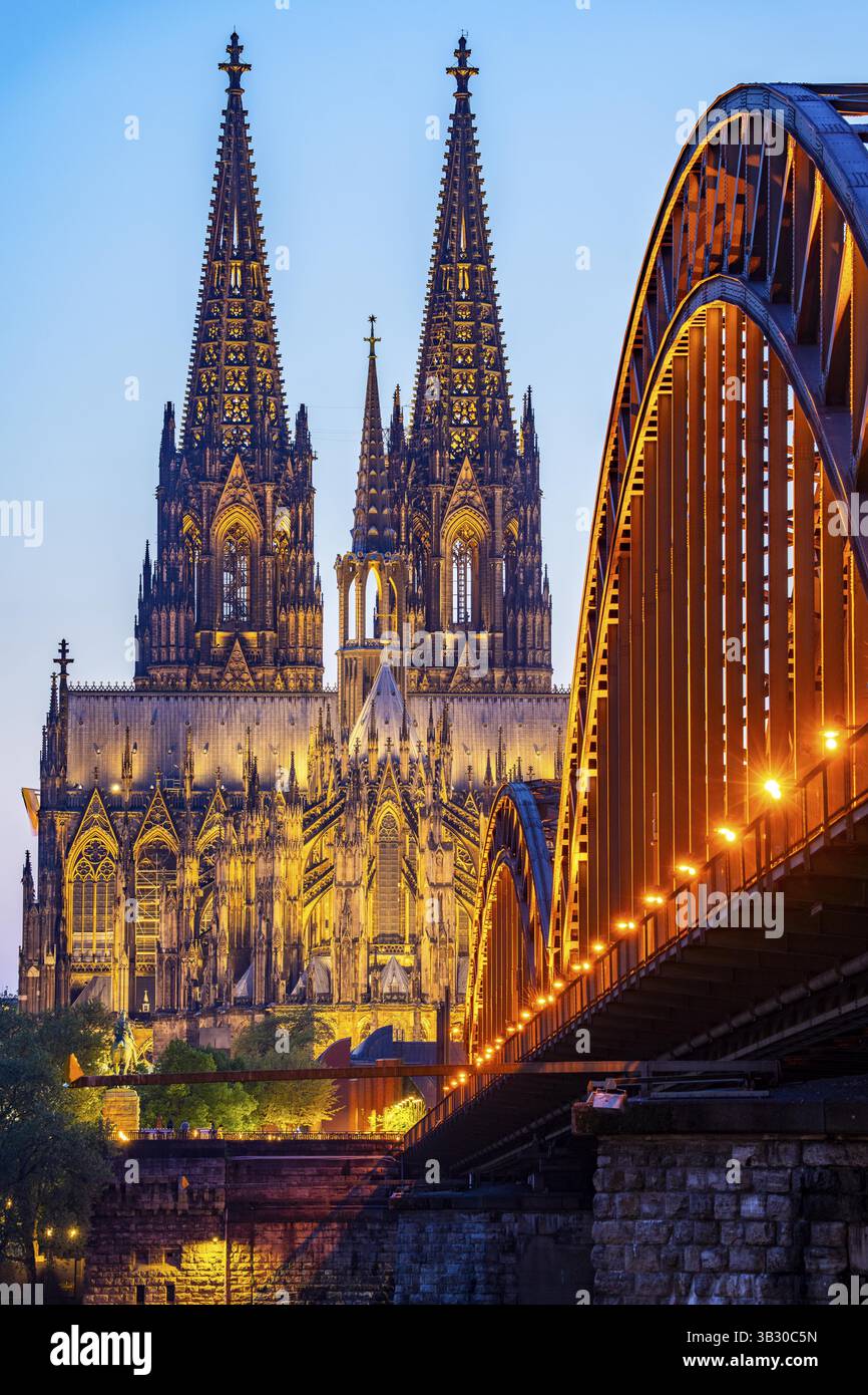 Cologne Cathedral, has been shining in new light since Easter 2025, the ...