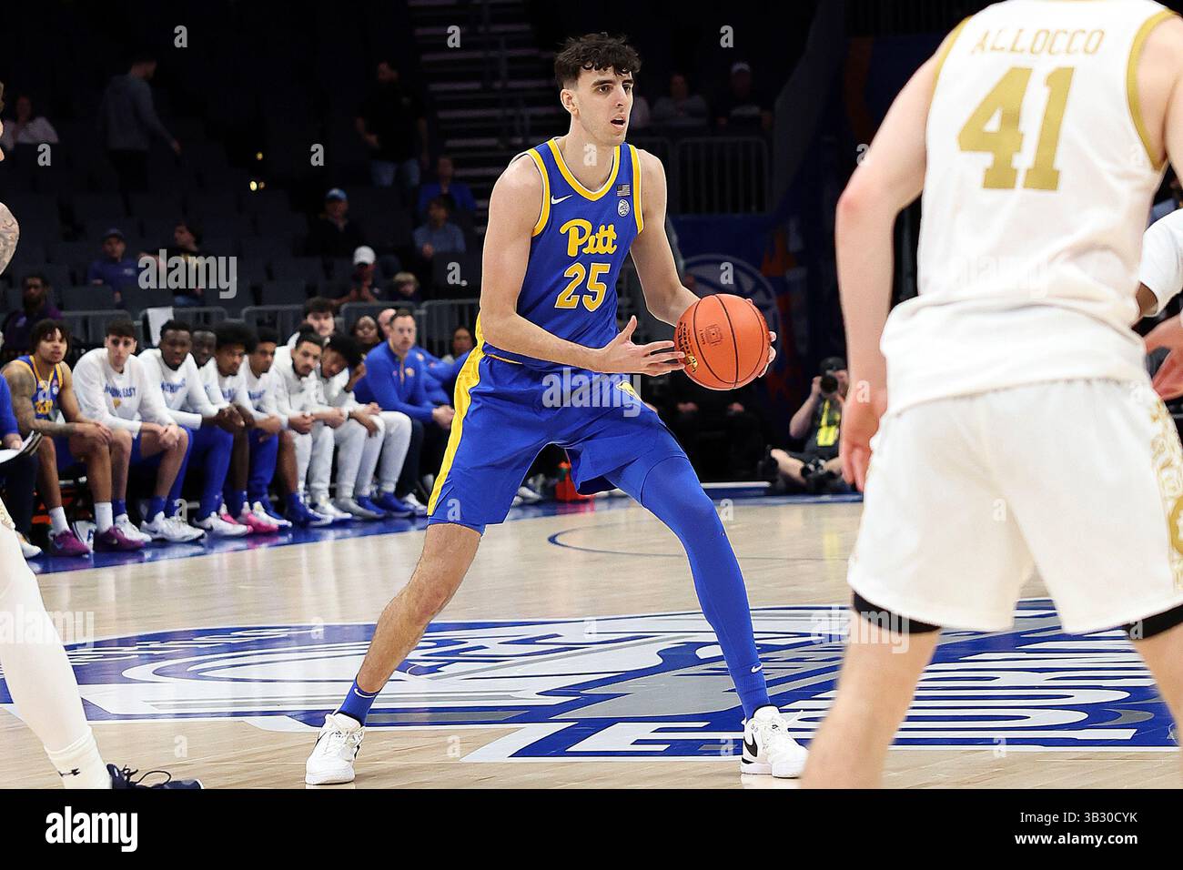 CHARLOTTE, NC - MARCH 11: Pitt Panthers forward Guillermo Diaz Graham ...