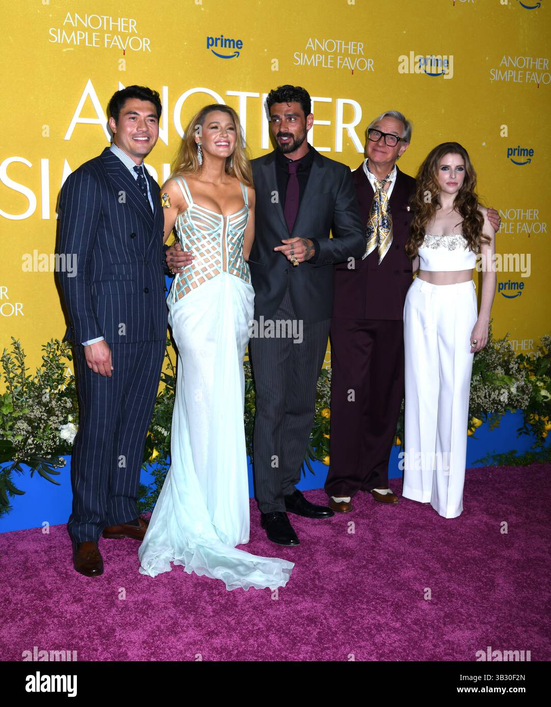 April 27, 2025, New York, New York, United States: Henry Golding, Blake ...