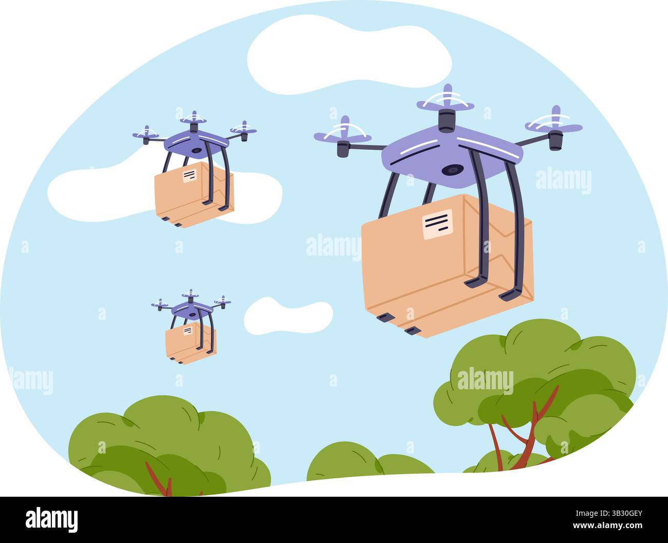 Car shipping by air Stock Vector Images - Alamy
