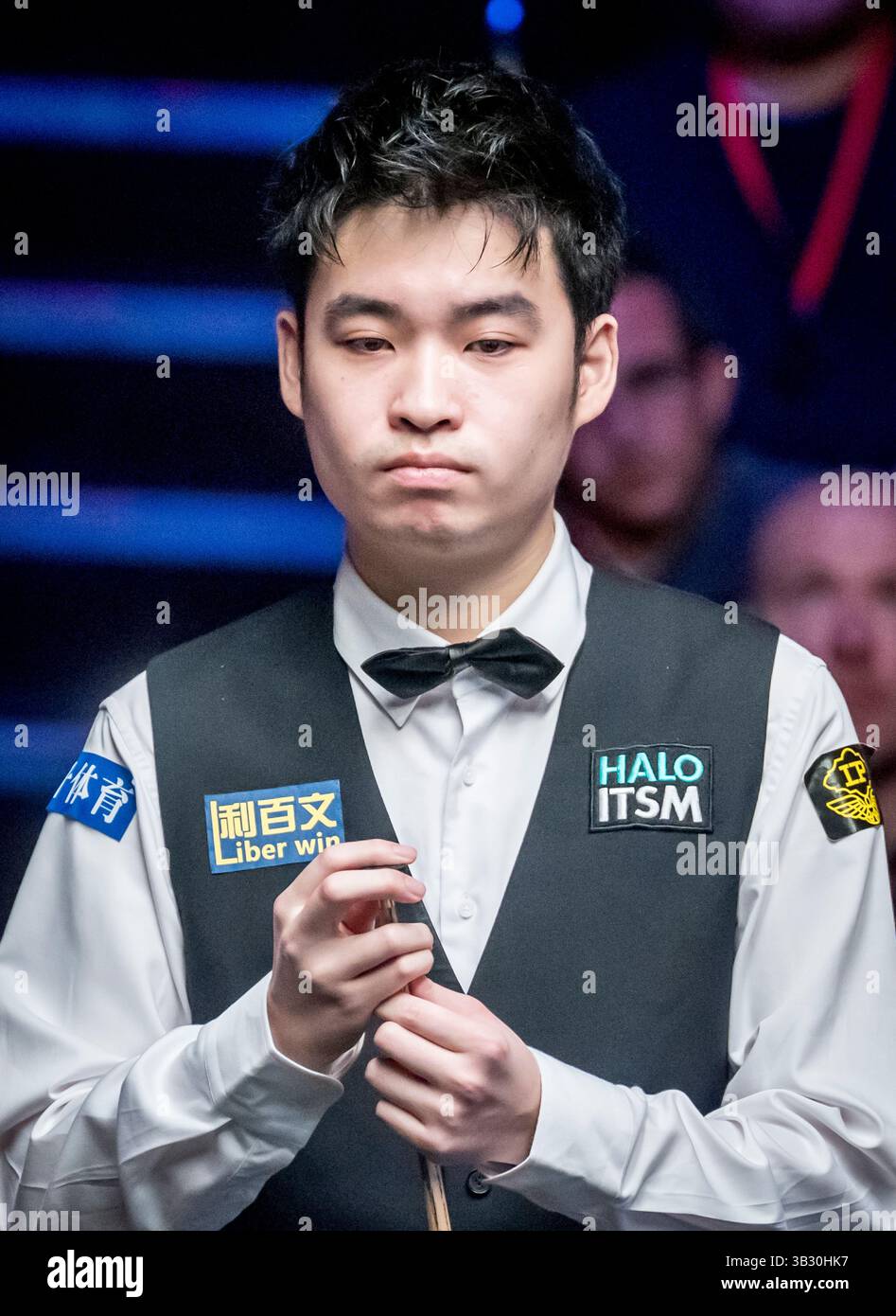 Si Jiahui during his match against Ben Woollaston, on day ten of the ...