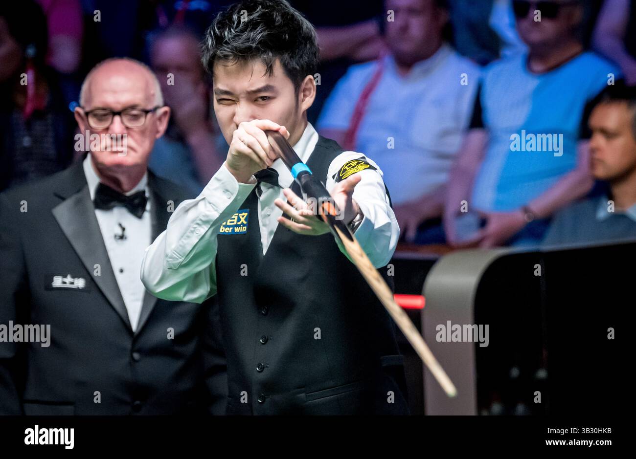 Si Jiahui during his match against Ben Woollaston, on day ten of the ...