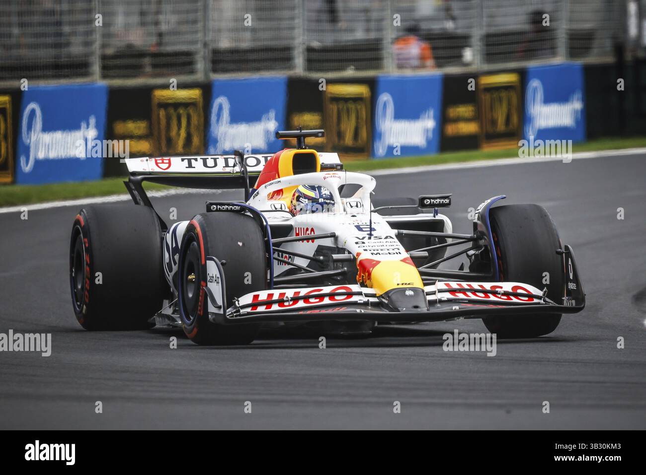 Isack Hadjar of France drives the Visa Cash App Racing Bulls F1 Team VCARB 02 during third ...