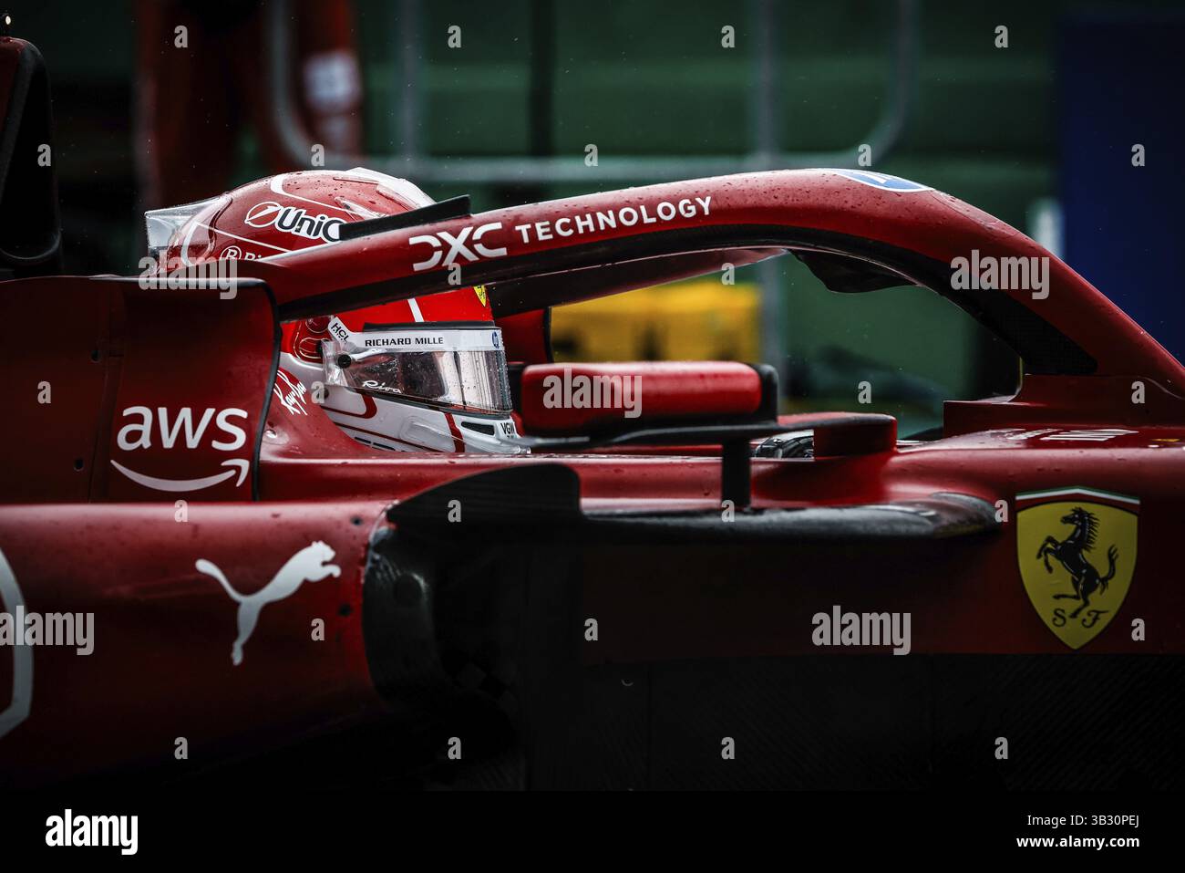 Charles Leclerc of Monaco drives the Scuderia Ferrari HP SF-25 during the 2025 Australian Grand ...