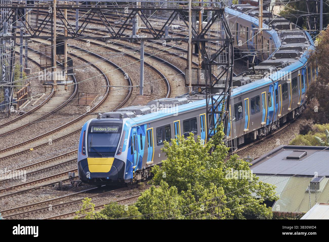 MELBOURNE, AUSTRALIA - OCTOBER 31, 2023: A view of Melbourne Metro X ...