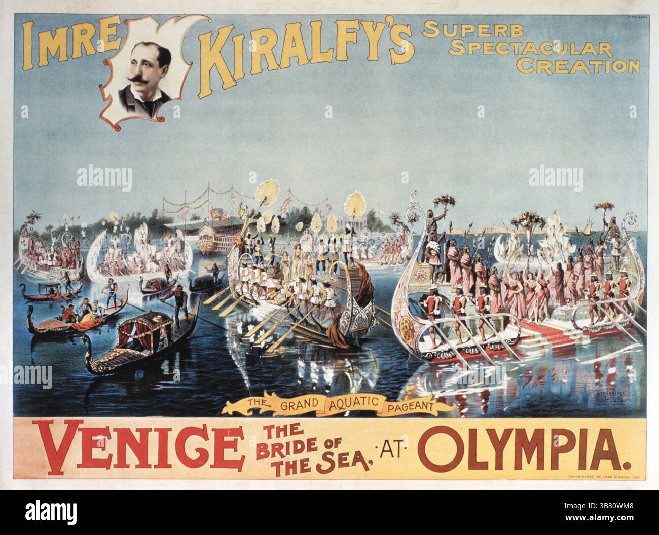 Imre Kiralfy's brilliant spectacular production, Venice, the bride of ...