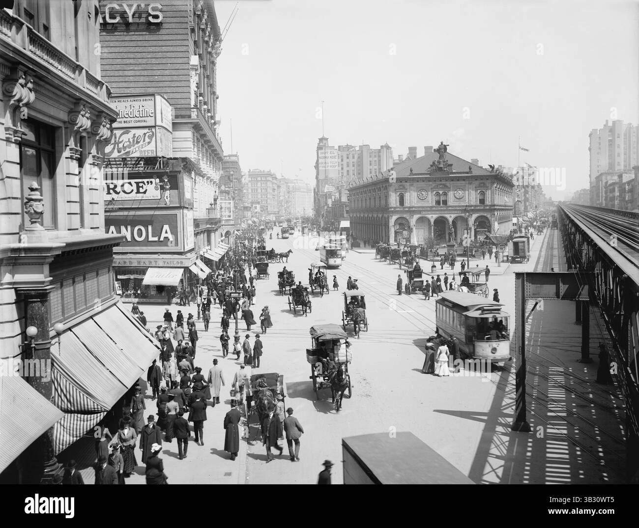 Dec. 3, 2015 - Street Scene, Herald Square, New York City, USA, circa ...
