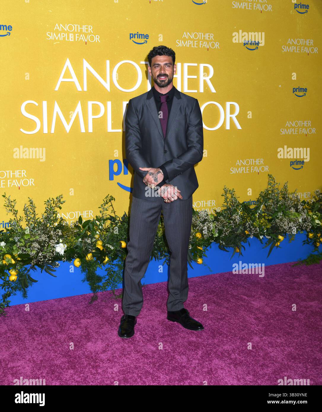 April 27, 2025, New York, New York, United States: Michele Morrone ...