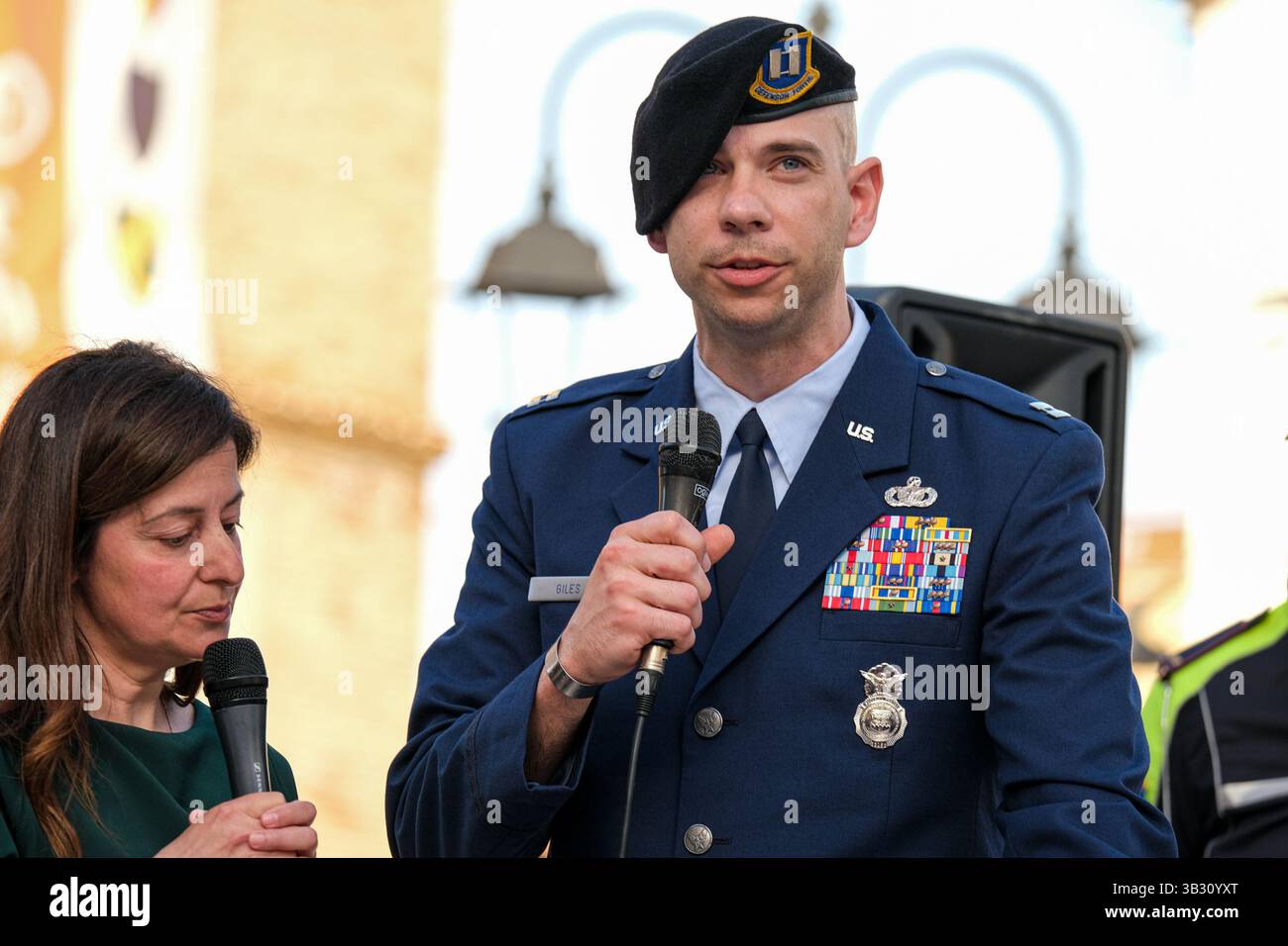 Campomarino, Italy. 23rd Apr, 2025. Tech. Sgt. Christopher Giles, 39th ...