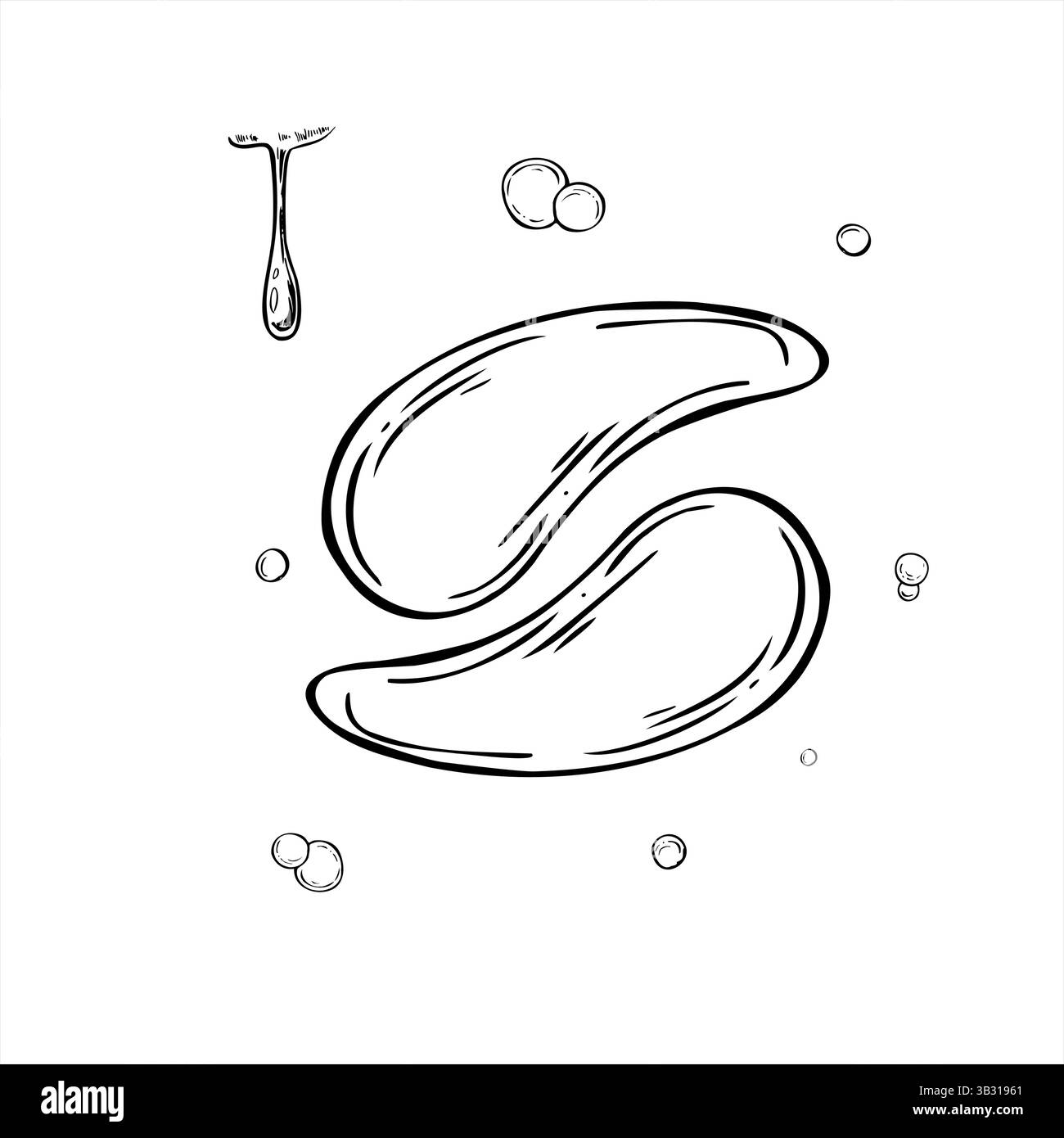 Skincare water facial black Cut Out Stock Images & Pictures - Alamy