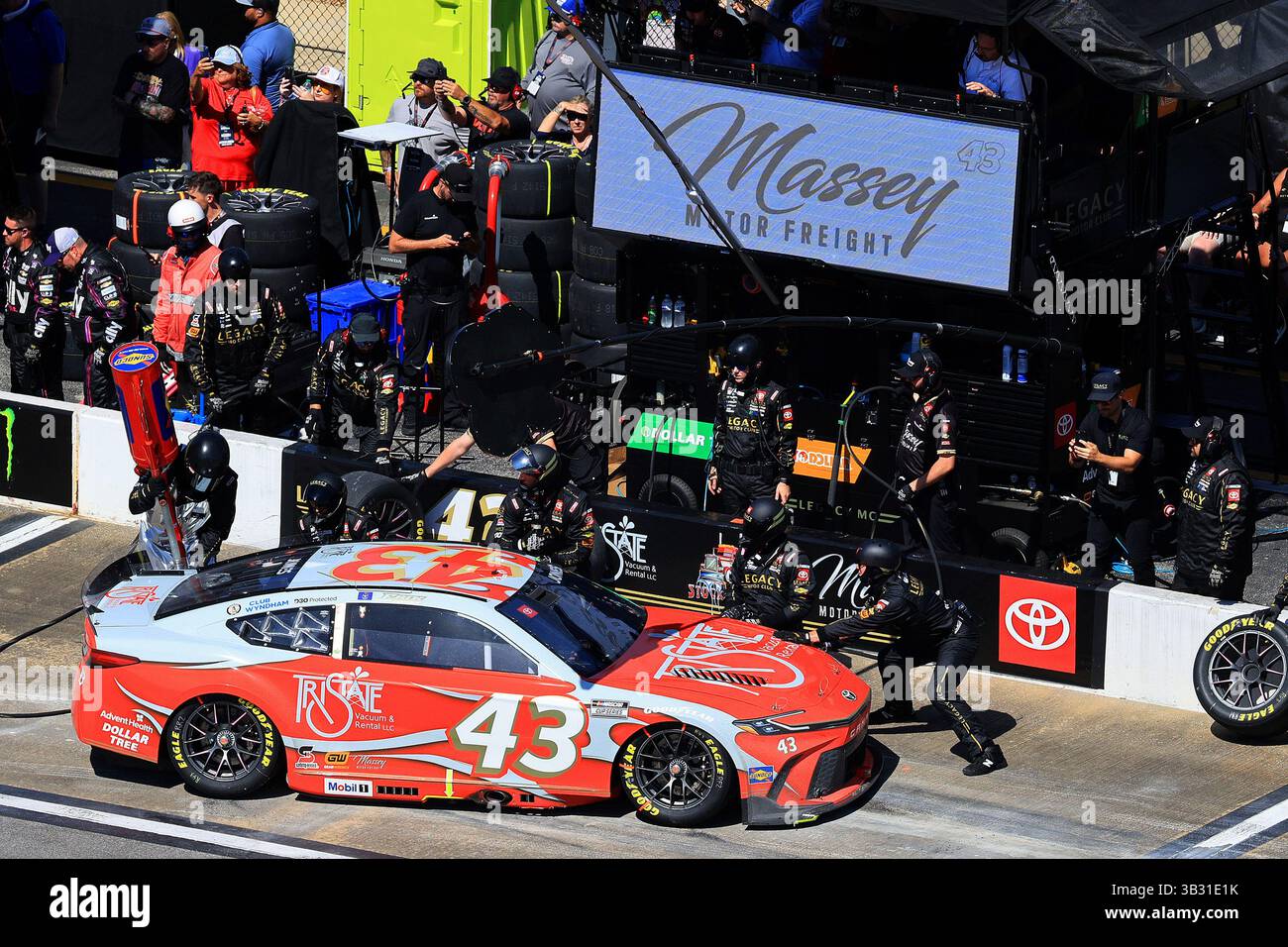 TALLADEGA, AL - APRIL 27: #43 Erik Jones, LEGACY MOTOR CLUB, Massey ...