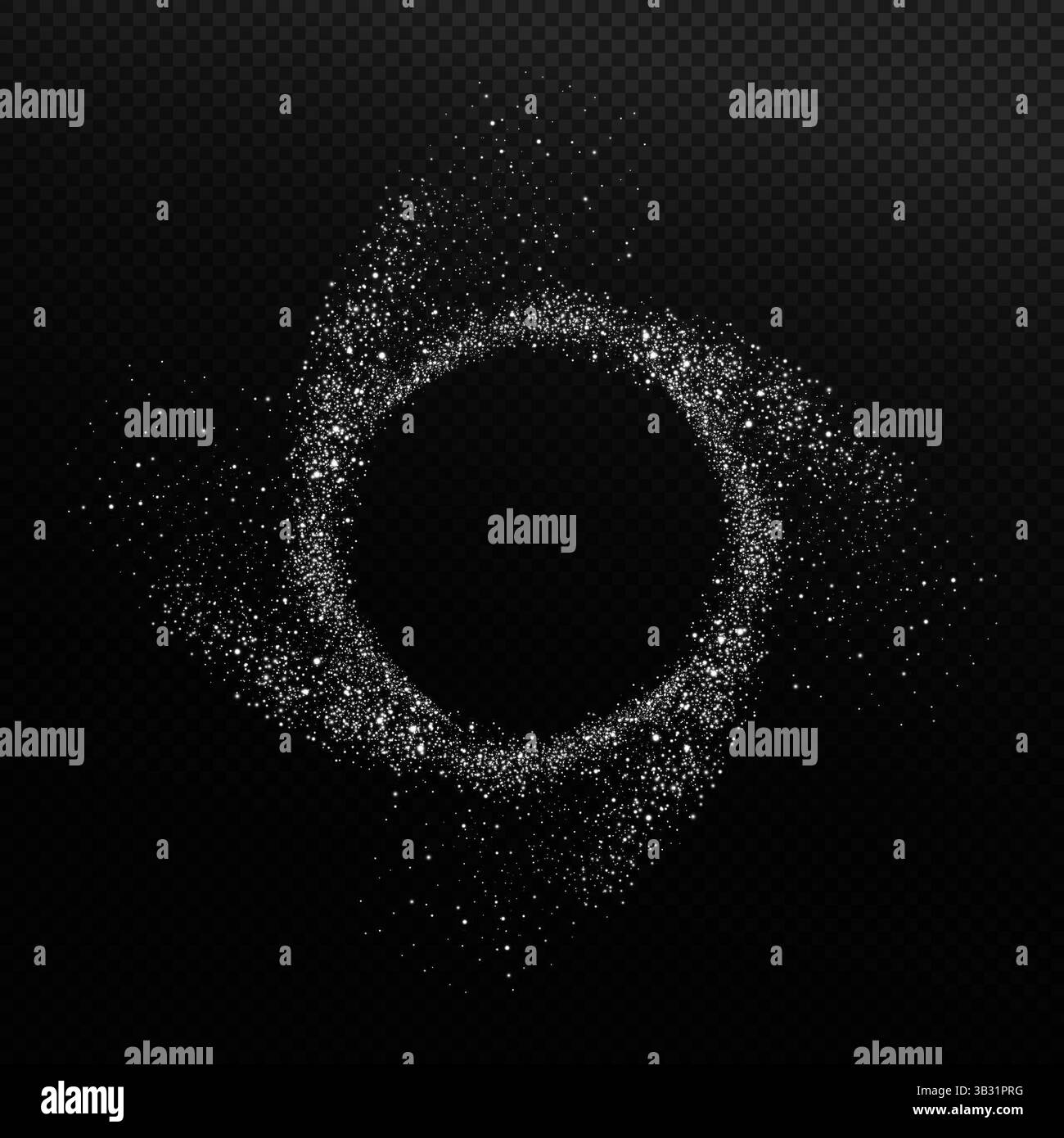 A captivating and mesmerizing circular dust effect that significantly ...