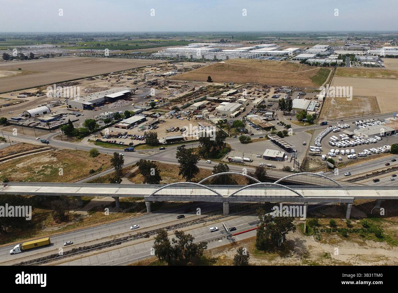 The Cedar Viaduct, designed to take high-speed trains over Cedar and ...