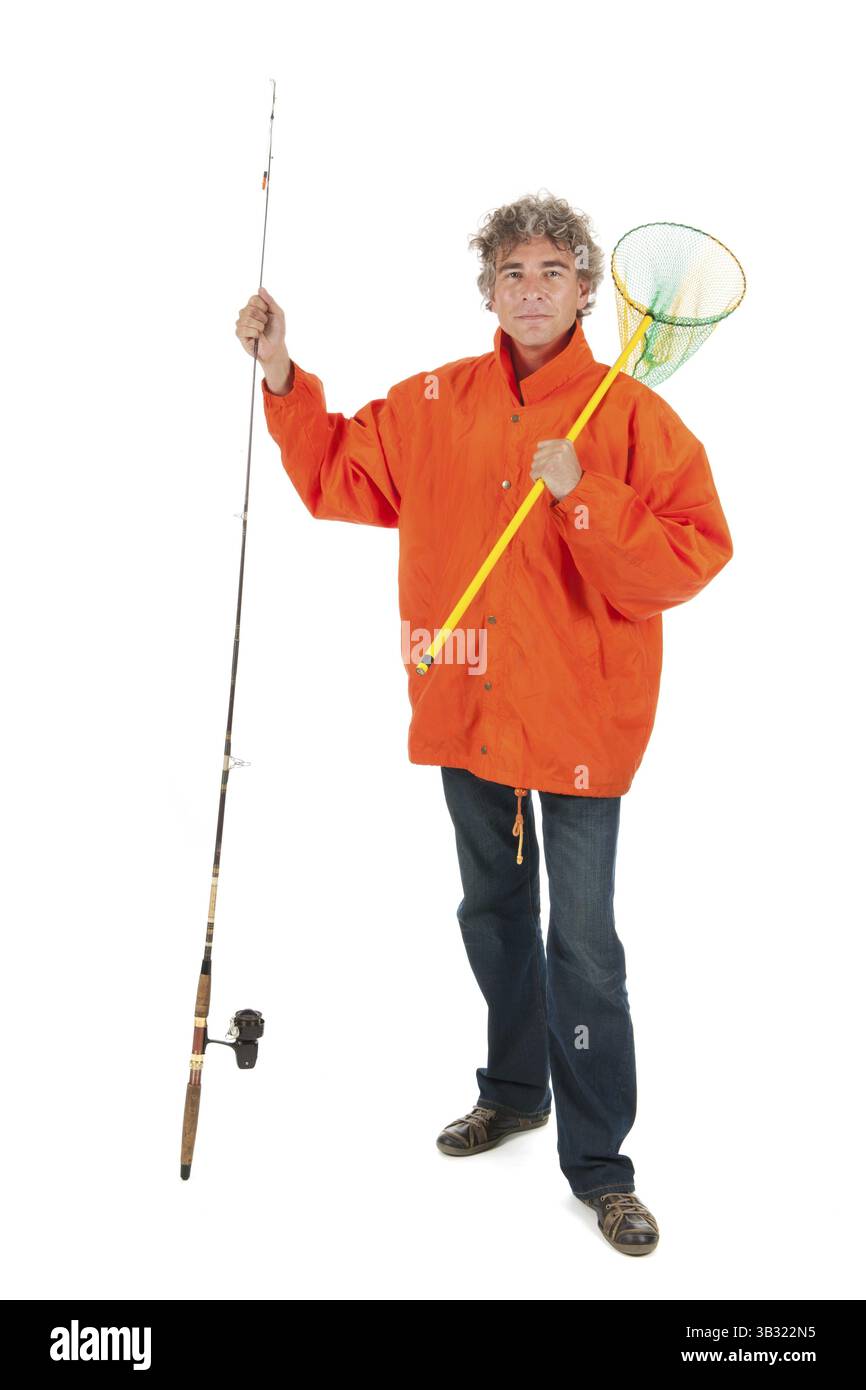 Fishing pole in rod Cut Out Stock Images & Pictures - Alamy