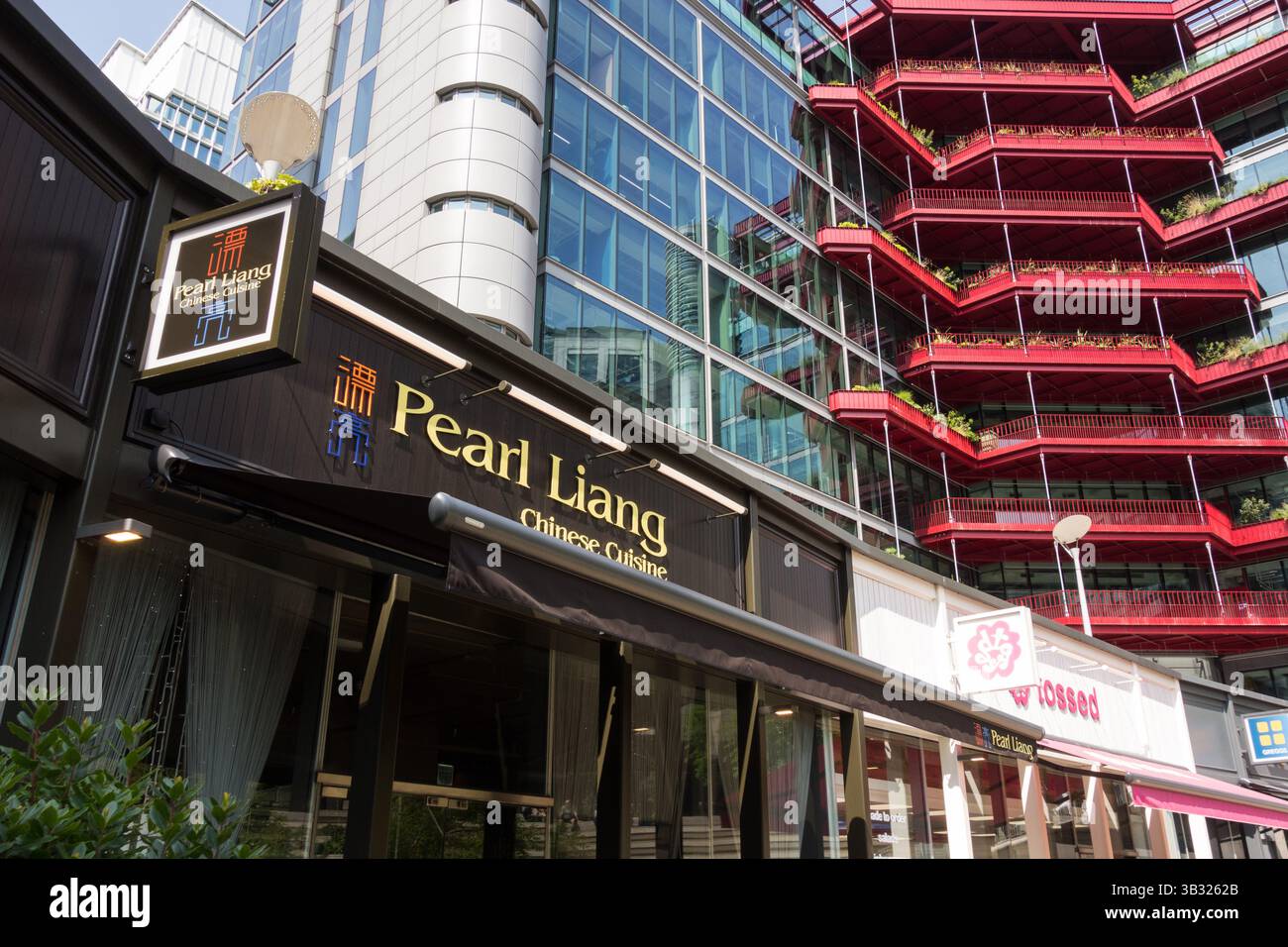 Pearl Liang Chinese Restaurant, Sheldon Square, London, W2, England, UK Stock Photo - Alamy