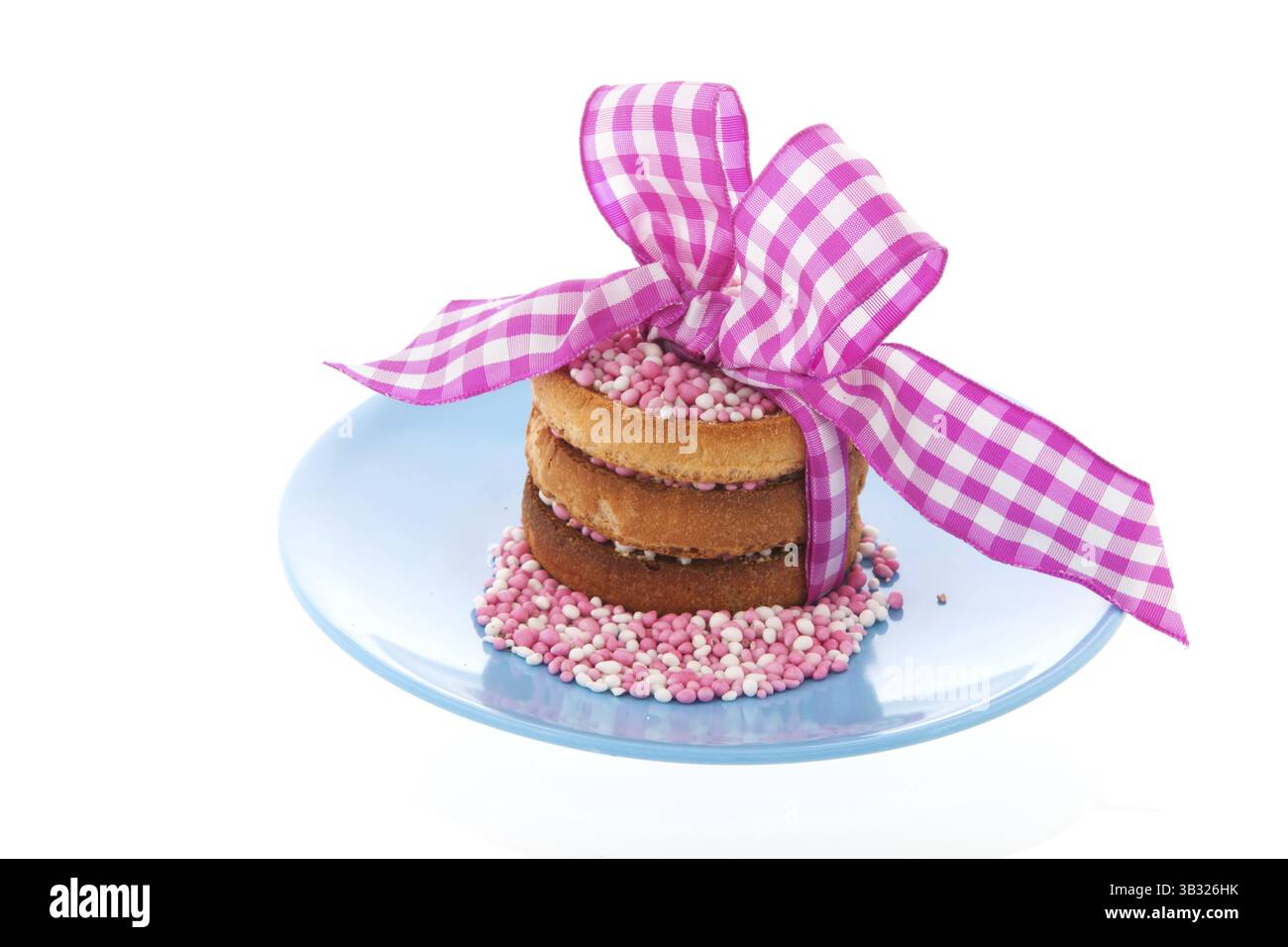Dutch tradition while baby born isolated over white background Stock ...