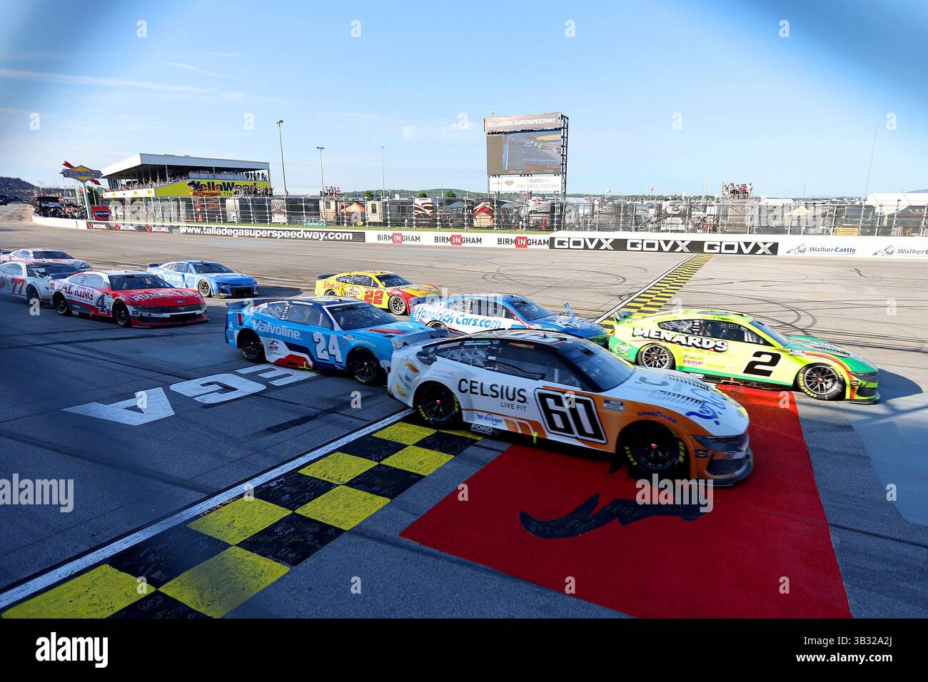 TALLADEGA, AL - APRIL 27: #2 Austin Cindric, Team Penske, MenardsQuaker ...