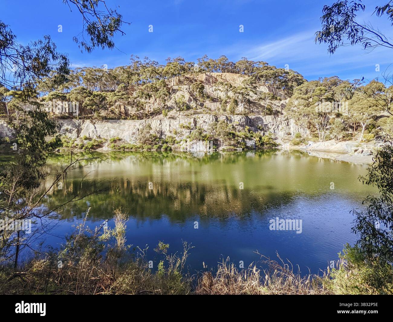 Mountain bike and walking trails in Plenty Gorge State Park around Blue ...