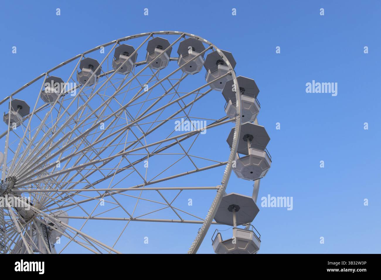 Ferris wheel at fun fair Stock Photo - Alamy