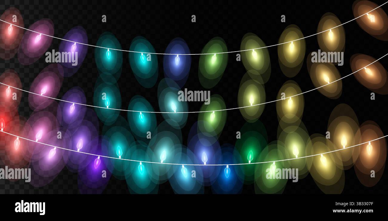 Bright and Colorful String Lights Perfect for Various Festive Occasions ...