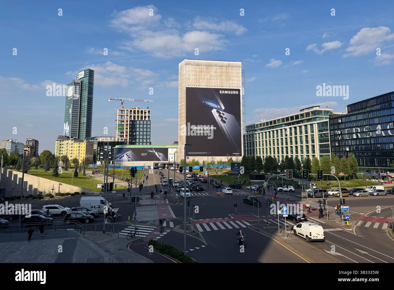 Milan, Italy - April, 08, 2025: Samsung Galaxy S25 Ultra ad on ...