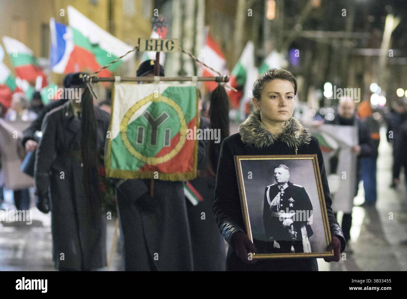 Feb. 13, 2016 - Sofia, Bulgaria - Bulgarian nationalists held the ...