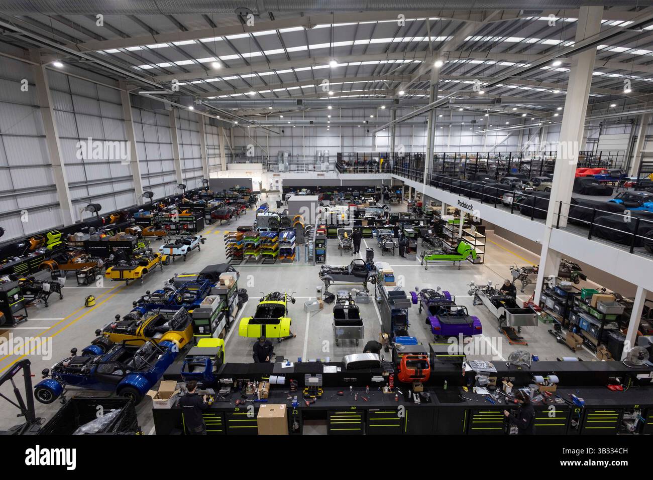 Resurgence of British sports cars, Caterham Car factory in Dartford ...
