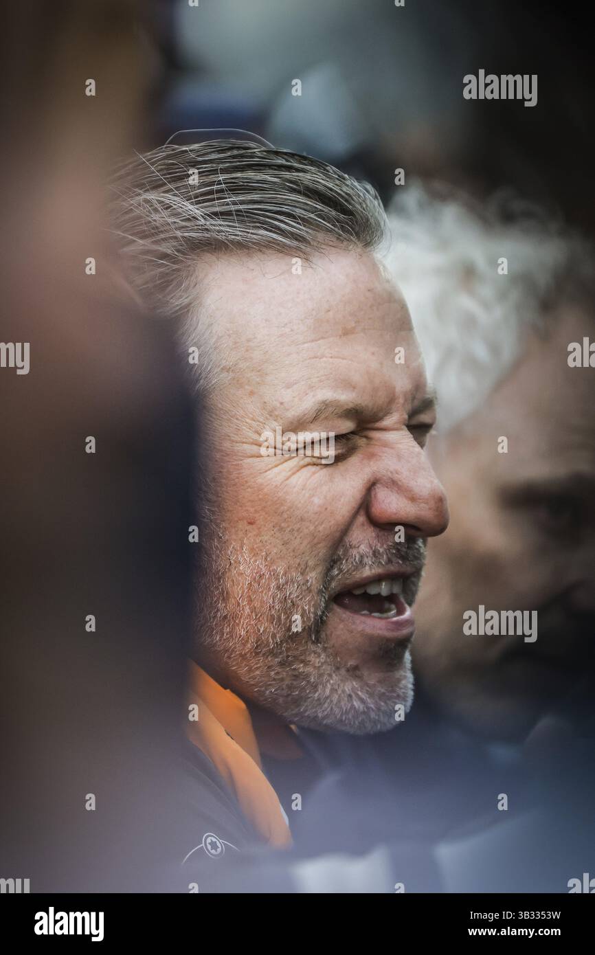 McLaren Formula 1 Team CEO Zak brown celebrates winning the Australian ...