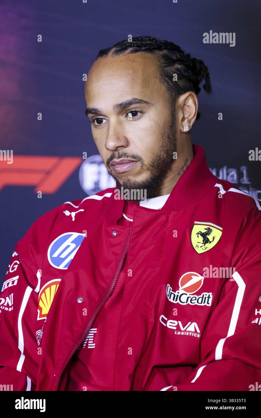 MELBOURNE, AUSTRALIA - MARCH 13: Lewis Hamilton of Great Britain and ...
