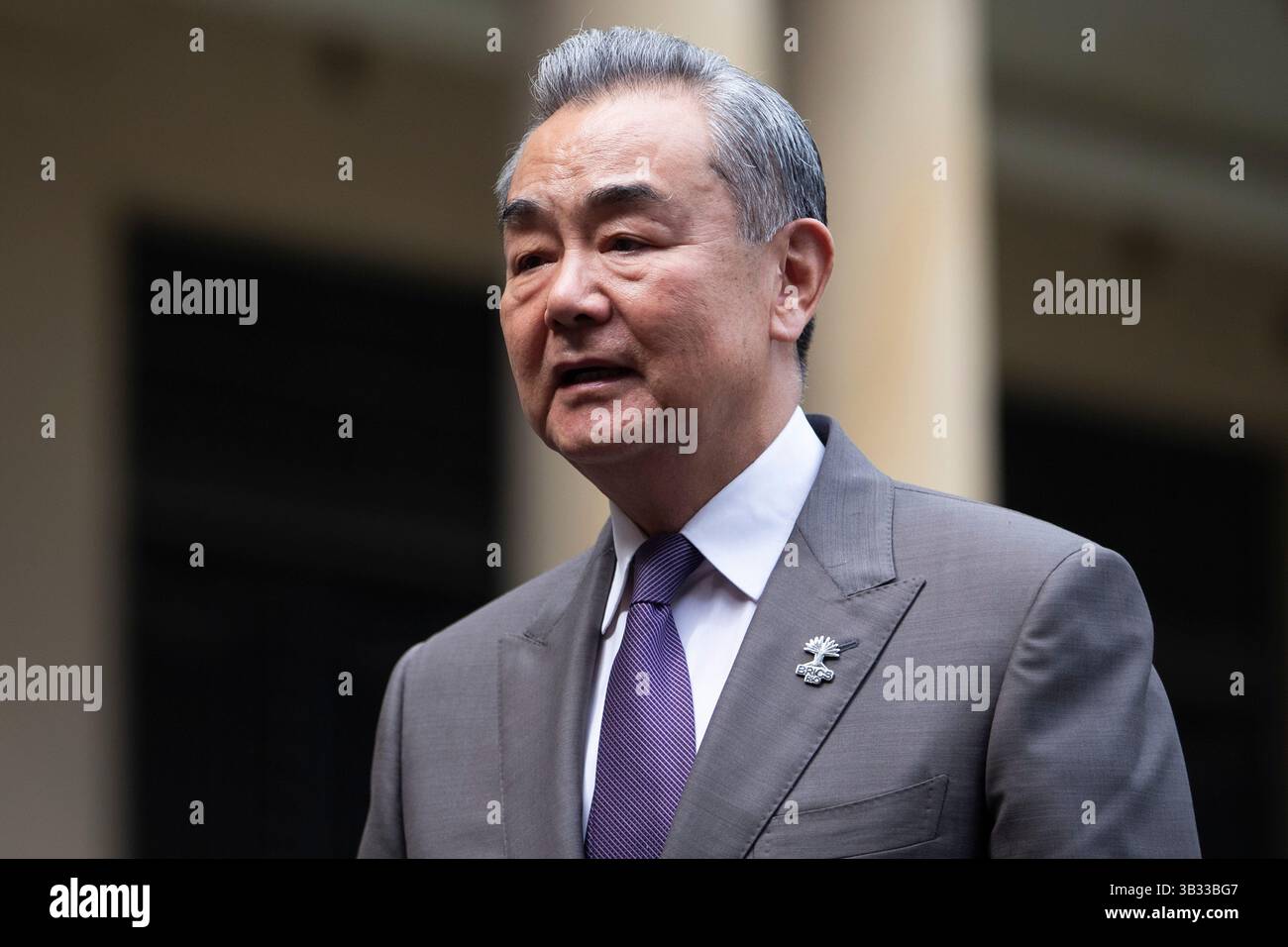 China's Foreign Minister Wang Yi arrives to Itamaraty Palacefor the ...