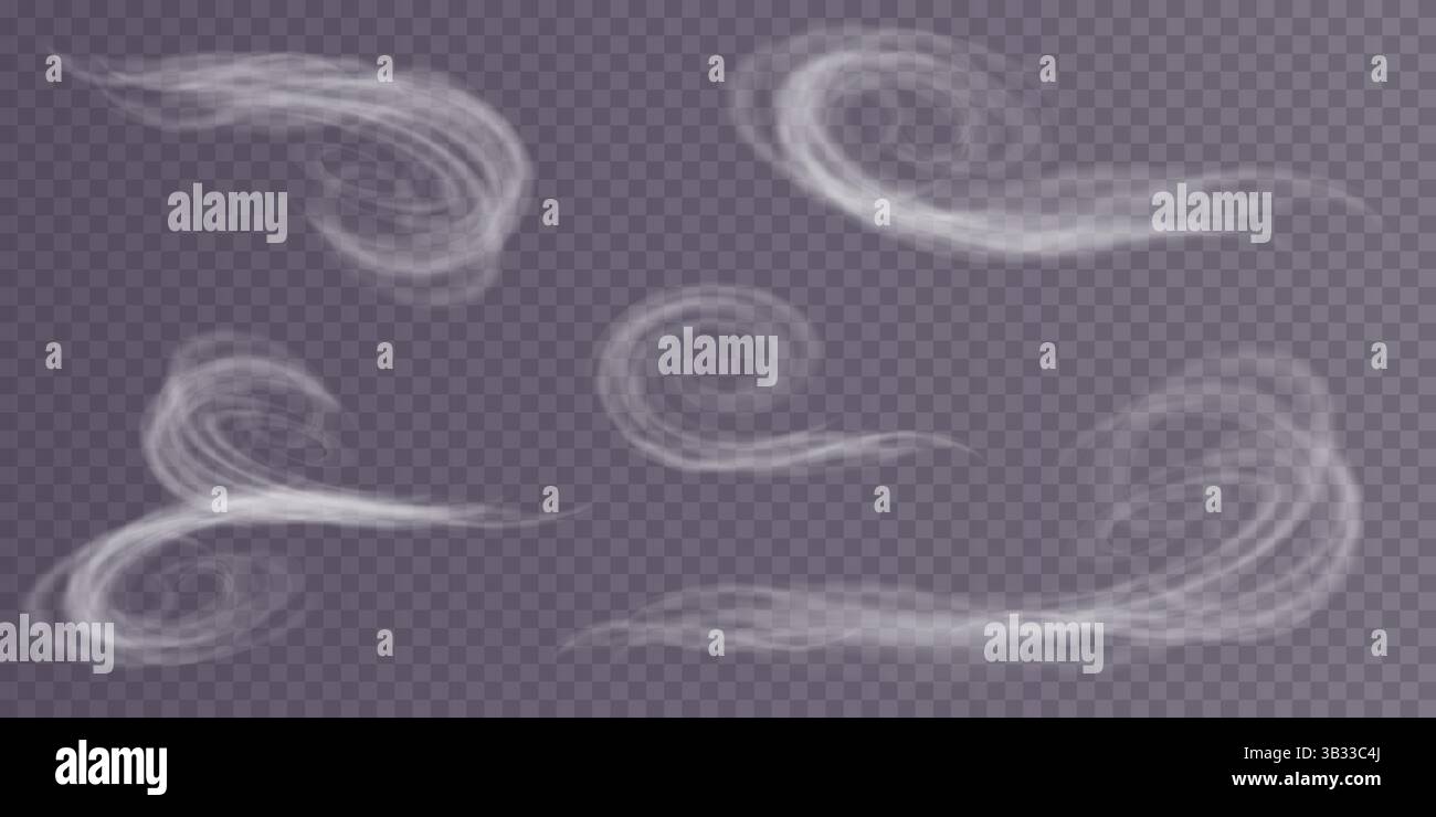 Effects of a Winter Blizzard Swirling Winds and Snow Creating a Unique ...