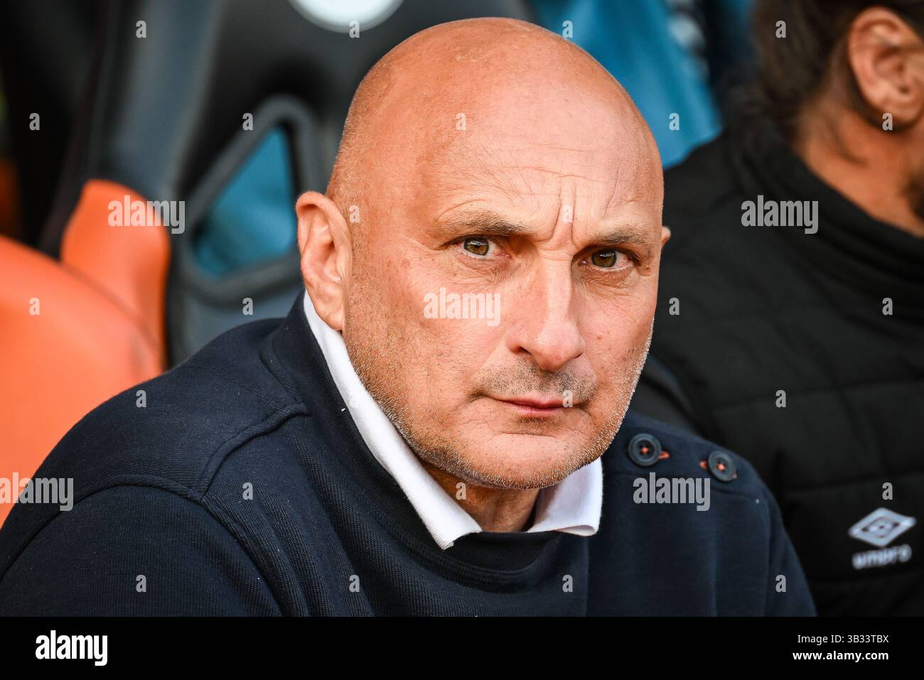Lorient, France. 26th Apr, 2025. Olivier PANTALONI of Lorient during the French championship ...