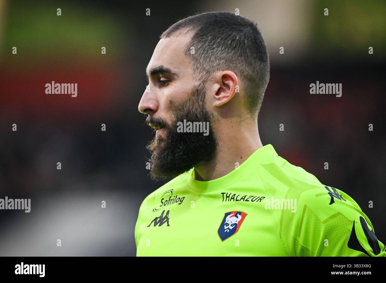 Anthony MANDREA of Caen during the French championship Ligue 2 BKT ...