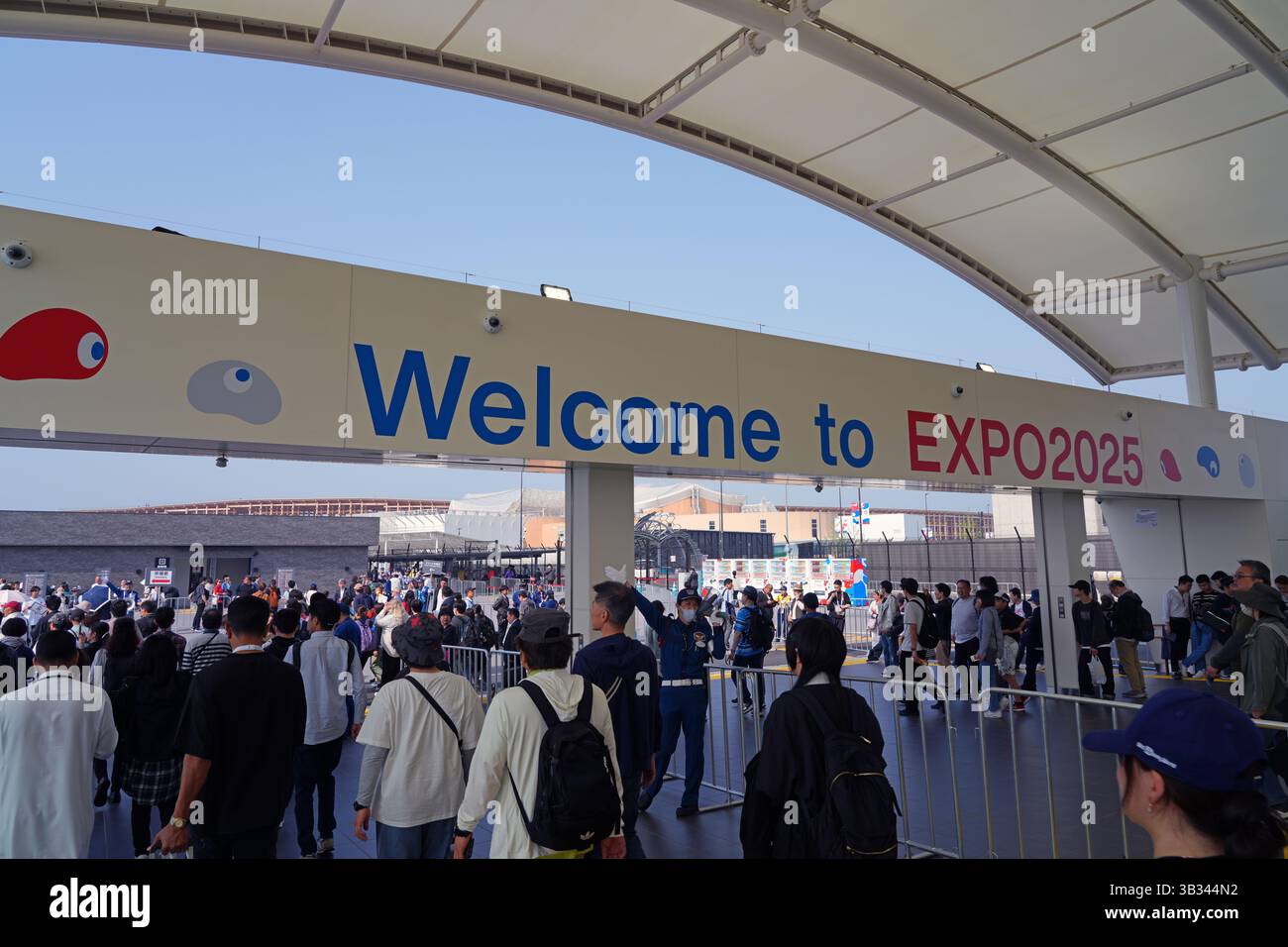OSAKA, JAPAN -19 APR 2025 - View of the World Expo 2025 (Osaka–Kansai ...