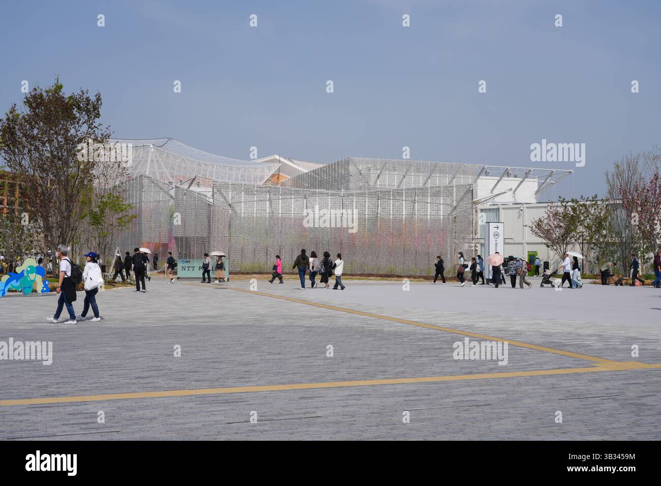 OSAKA, JAPAN -19 APR 2025 - View of the World Expo 2025 (Osaka–Kansai ...
