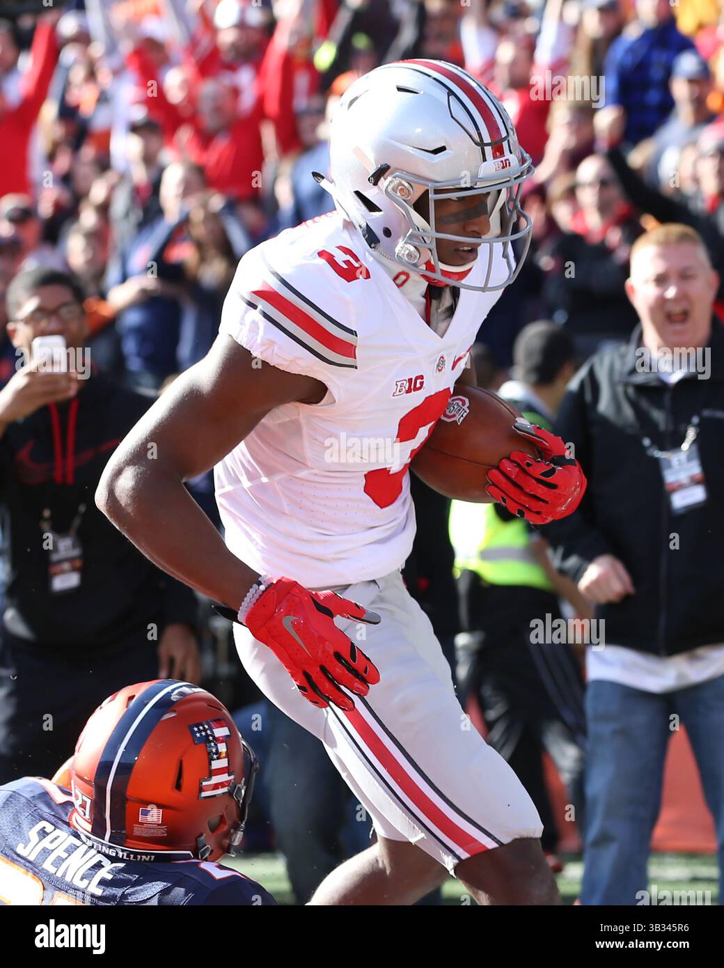 Ohio State Buckeyes wide receiver Michael Thomas (3) in action during ...