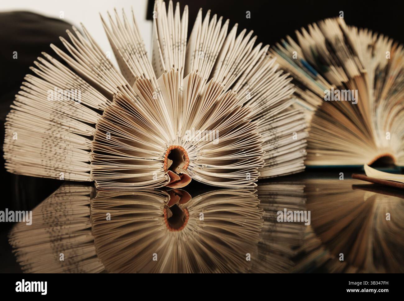 Book with folded pages, simple carft suitable for kids Stock Photo - Alamy