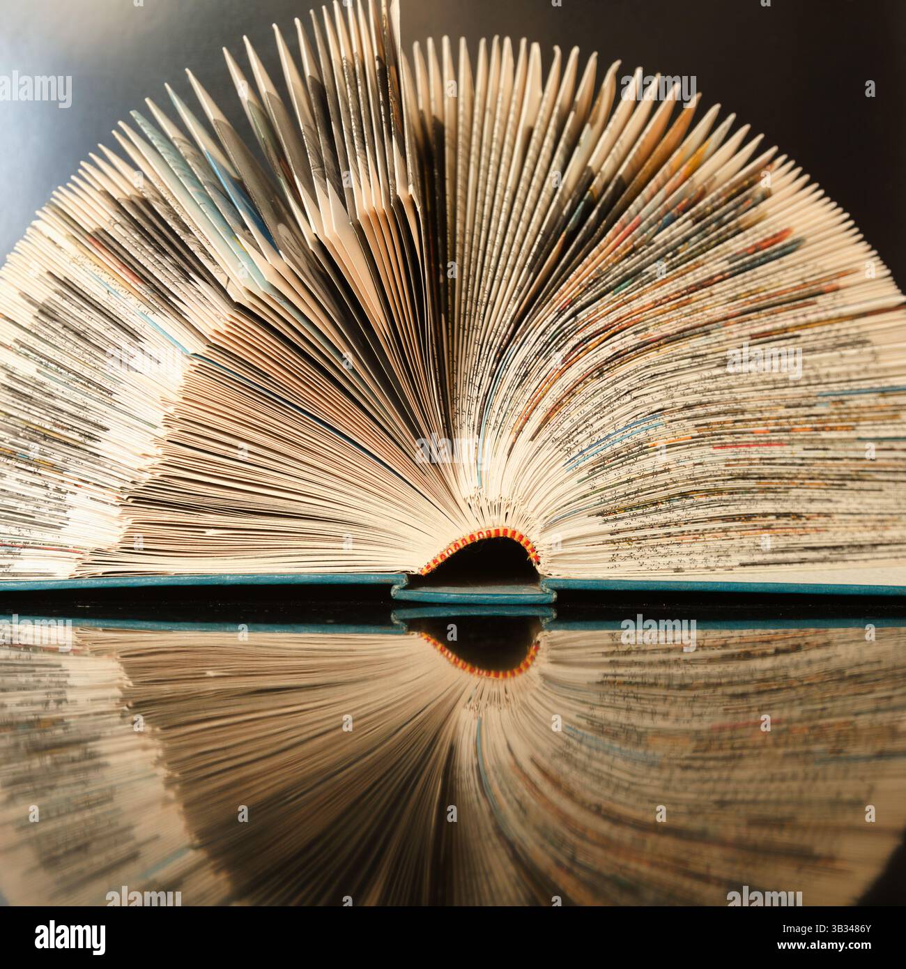 Book with folded pages, simple carft suitable for kids Stock Photo - Alamy