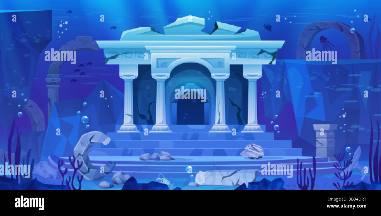 Atlantis marine world Stock Vector Images - Alamy